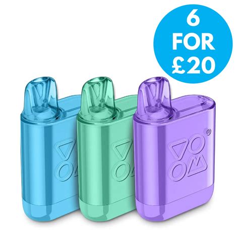 Voom Iris Mini Disposable Vape Kit 6 For £20 Free Shipping Vapecouk