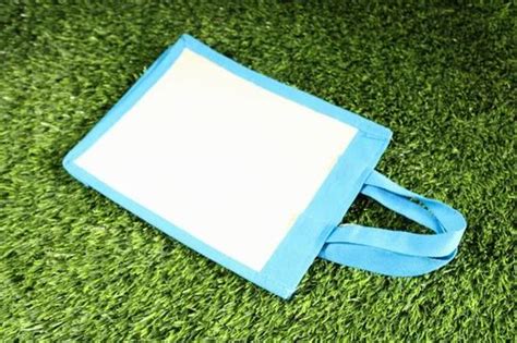 Loop Handle Plain White Cotton Shopping Bag 8kg Sizedimension