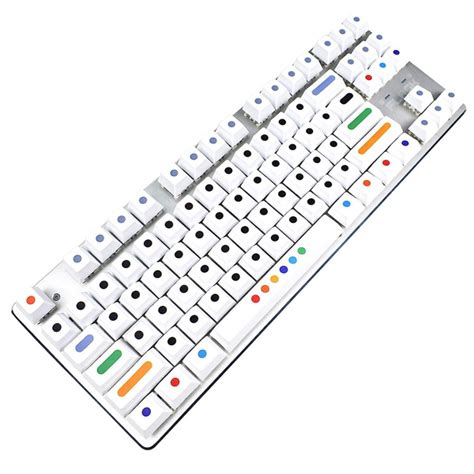 Keycaps Gmk Dots White 129 Set For 606580100 Percent Keyboard Custom Pbt Cherry Profile