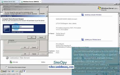 Step By Step Joining And Removing Computer To From Active Directory Domain On Windows Server
