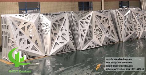 Solid Aluminum Cladding With Muslim Patterns 3mm Thickness Powder Coated