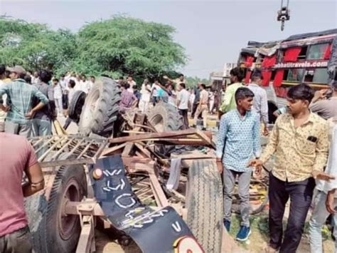 Rajasthan News Private Bus Going From Jodhpur To Mohangarh Overturned