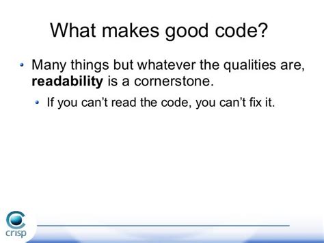 7 Rules On Code Readability