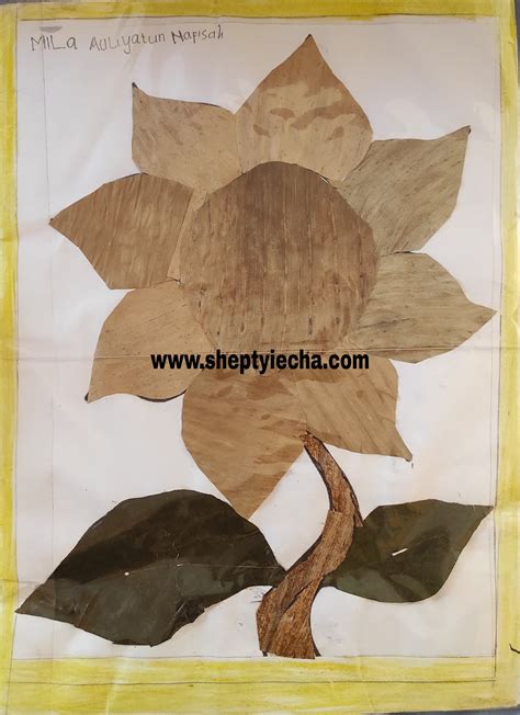 Detail Gambar Kolase Bunga Dari Daun Kering Koleksi Nomer 24