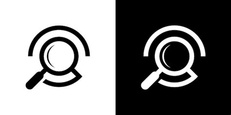 Premium Vector People Design And Magnifying Glass Logo Abstract Icon