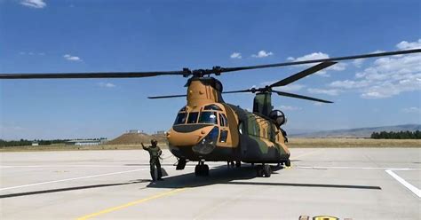Defensa Y Armas Turquía Recibe El 7 ° Helicóptero De Transporte Ch 47f