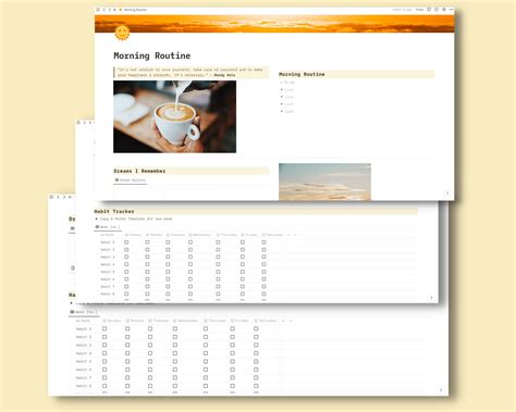 Miracle Morning Notion Template Daily Routine Notion Template 2023