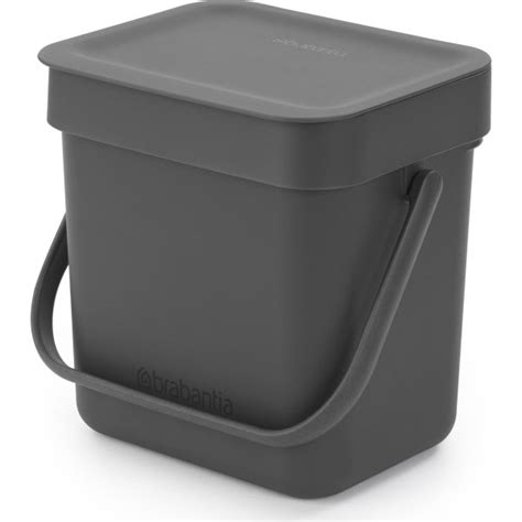 Brabantia Sortandgo Sortering 3 L Grå Lomax