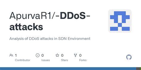 Github Apurvar1 Ddos Attacks Analysis Of Ddos Attacks In Sdn Environment