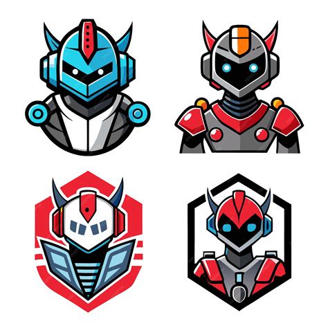 Futuristic Robot Avatars Iconic Robot Heads With Bold Designs Premium