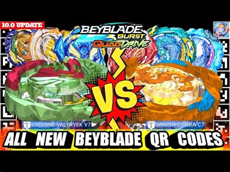 10 0 UPDATE VANISH COBRA C7 CYCLONE VALTRYEK V7 NEW BEYBLADES QR