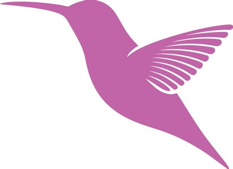 A Flying Hummingbird Royalty Free Vector Image