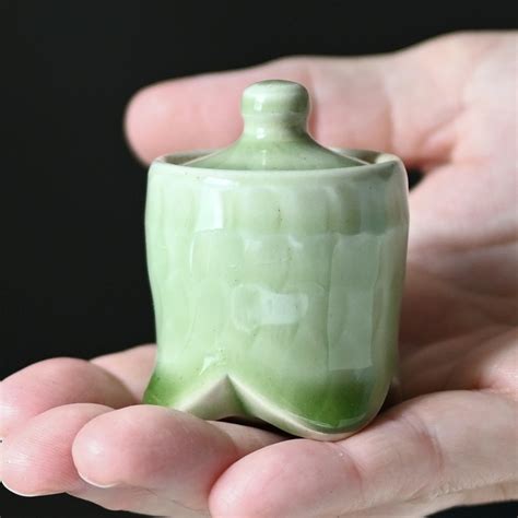 Tranquil Waters Urn Green Keepsake Size — Lucia Urns