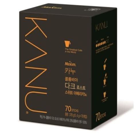 동서식품 카누 다크 로스트 스위트 아메리카노 스틱 5 4g 70개입[1개] 에누리 가격비교