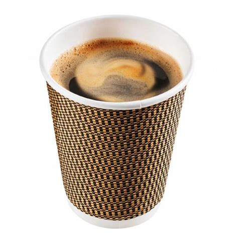 12oz Gold Ripple Wall Coffee Cups 500 Pack Sweet Flavor