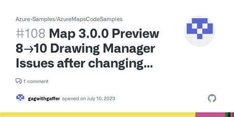 Map Preview Drawing Manager Issues After Changing The Map Style Issue