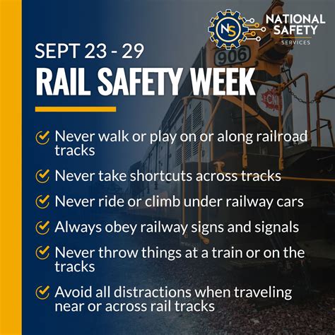 National Safety On Linkedin Railsafetyweek Railsafety Railawareness