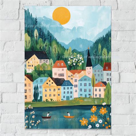 Switzerland Wall Art A3 Digital Download Printable Travel Poster