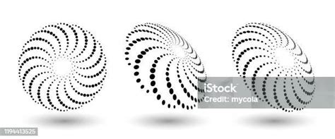 하프 톤 원 프레임 추상도 도트 로고 엠블럼 디자인 요소 모든 프로젝트에 대 한 둥근 테두리 아이콘 또는 백그루드 0명에 대한 스톡 벡터 아트 및 기타 이미지 Istock