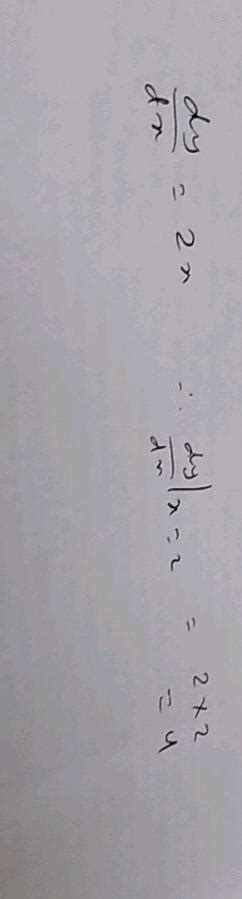 Begin Array L Text A Curve Is Given By Y X Text Find The Slope Of