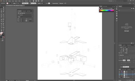 Exploded Axonometric Rendering — Conceptual Rendering