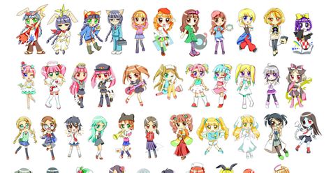 ポップン ポップン女子キャラ集合 まちのイラスト Pixiv