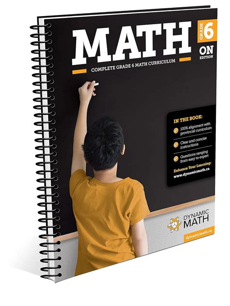 The Dynamic Math Workbook Covers The Complete On Grade 6 Mathematics