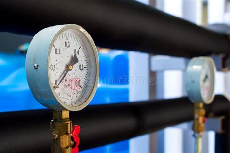 Pipe Manometer View For The Pressure Measurment Stock Photo Image Of Business Digit