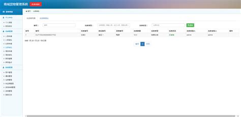 商场货物管理系统（仓库管理系统） demo程序园 demo技术分享乐园