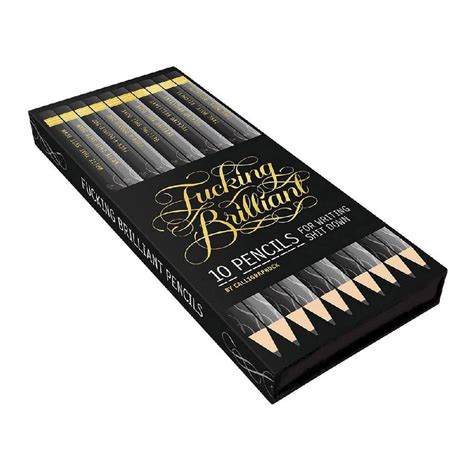 Fucking Brilliant Pencils 10 Pack Groove