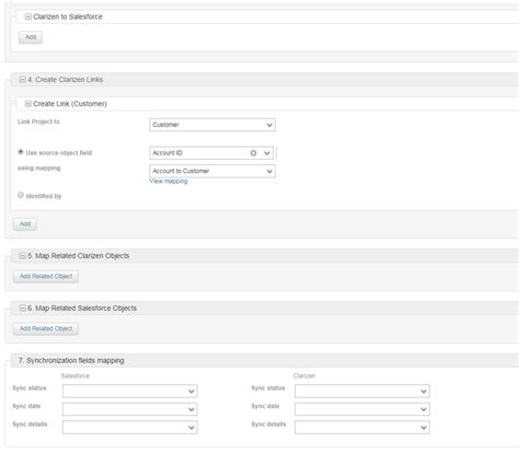 salesforce integration trigger and event mapping clarizen success