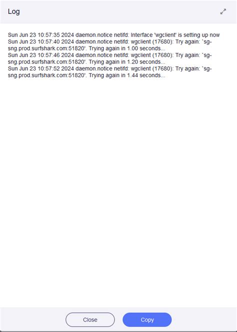 Wireguard Surfshark Error Rwireguard