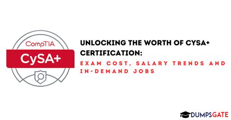 Unlocking The Worth Of Cysa Certification In October 2025 Exam Cost Salary Trends And In