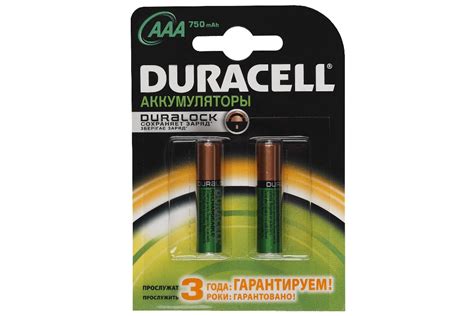 Аккумулятор Duracell HR03-2BL (2/20) Тип: AAA (LR03) (Кол-во в уп. 2шт ...