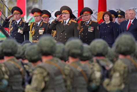 Alexander Lukashenko Military Uniform