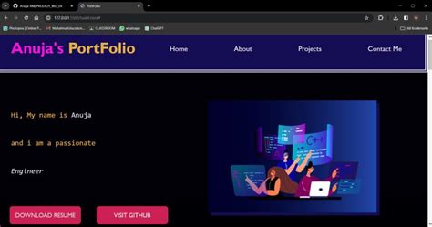 Anuja More On Linkedin Webdevelopment Internship Html Css Javascript Portfoliowebsite