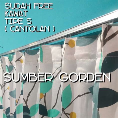 Jual Gorden Plisket Satin Motif Gorden Jendela Dan Pintu Kamar Tipe Kawat S Di Seller Laris
