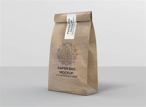 Mockup De Bolsa De Papel Archivo Psd Premium