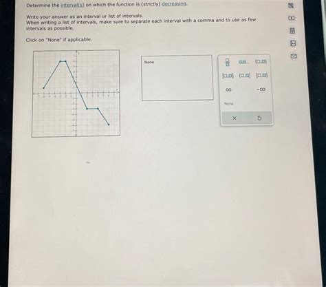 Solved Determine The Intervals On Which The Function Is