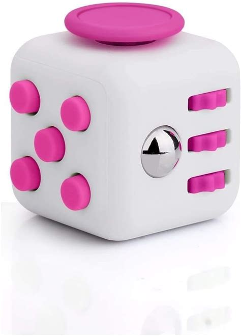 VintageⅢ Fidget Cube With Case Desk Toy Clicker Joystick Buttons Stress