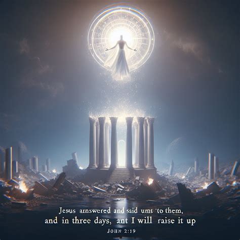 John 2 19 Artwork Bible Art