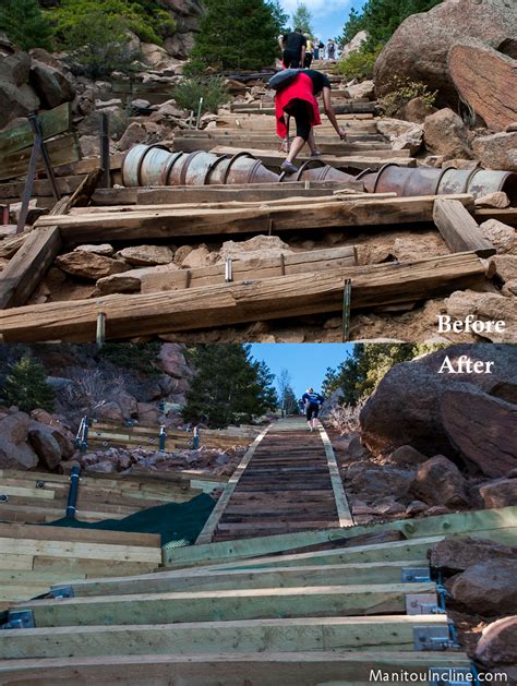 Manitou Incline Before And After Repairs Manitou Incline