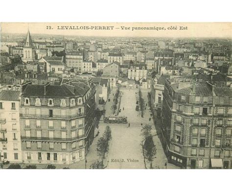 92 levallois perret vue panoramique est cartes postales anciennes en