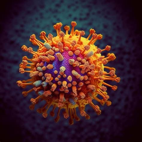 Premium Ai Image Virus Concept