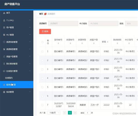 java基于SpringBoot vue房产销售预约看房系统 springboot vue房产中介系统 CSDN博客