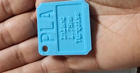 Filament Swatch Customizable By Jay93 Download Free Stl Model