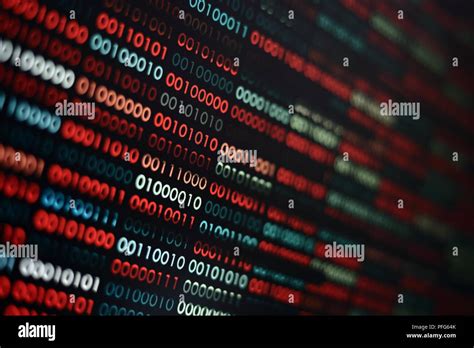 The Right Data Binary Data Background Focus On The White Complete Data Amidst Corrupted Error