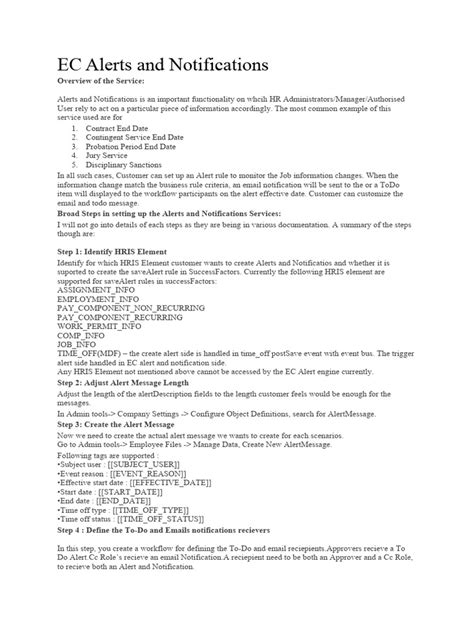 Ec Alerts And Notifications Pdf Computing Computer Science