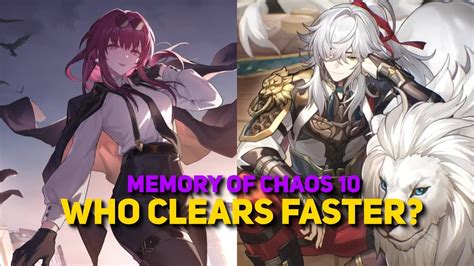 Kafka E0S0 VS Jing Yuan E0S1 Memory Of Chaos 10 Showcase YouTube