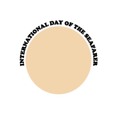 International Day Of The Seafarer Text Typography Calligraphy